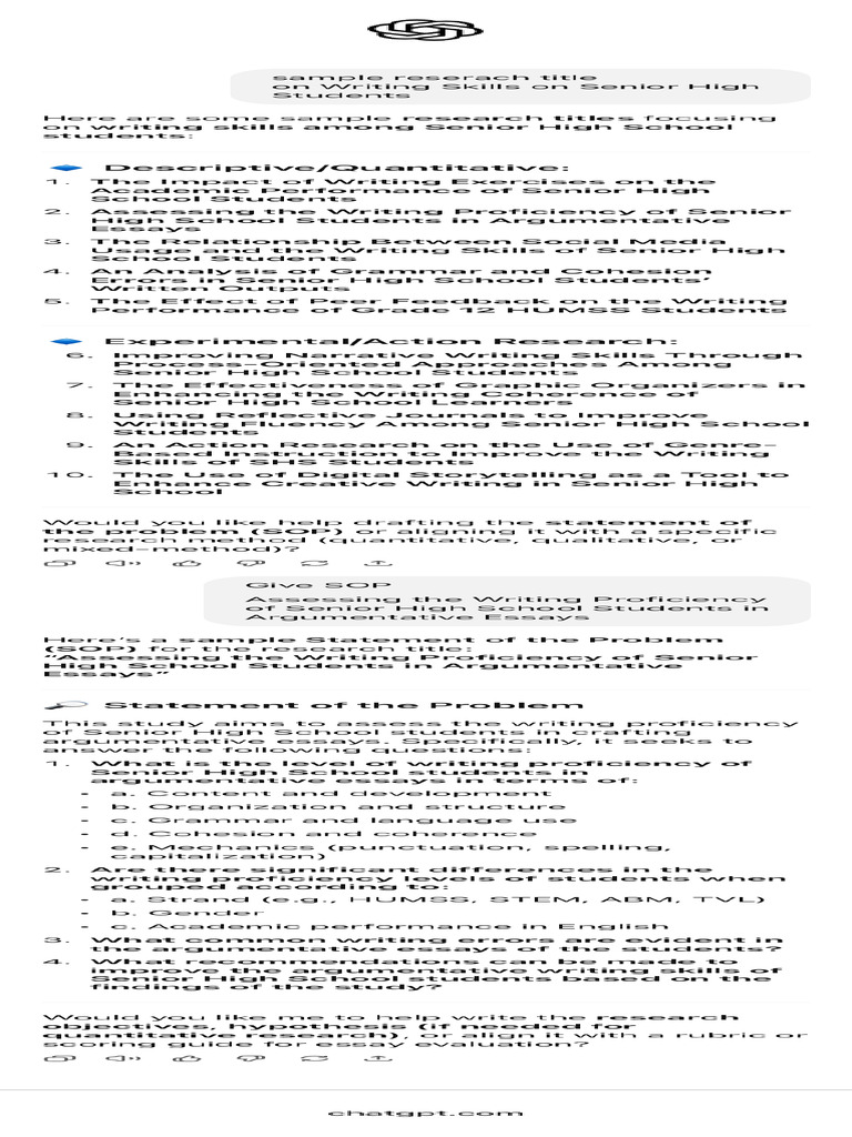 Research Title Example | PDF