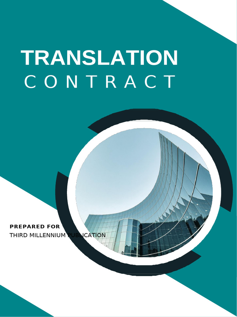 Third Millennium Contract Form for Translation Tasks 2024 | PDF ...
