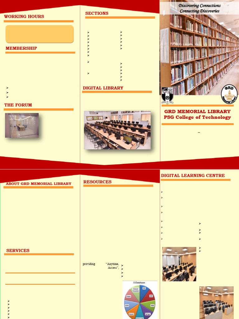 Library Brochure 01-03-2019 | PDF | Libraries | Books