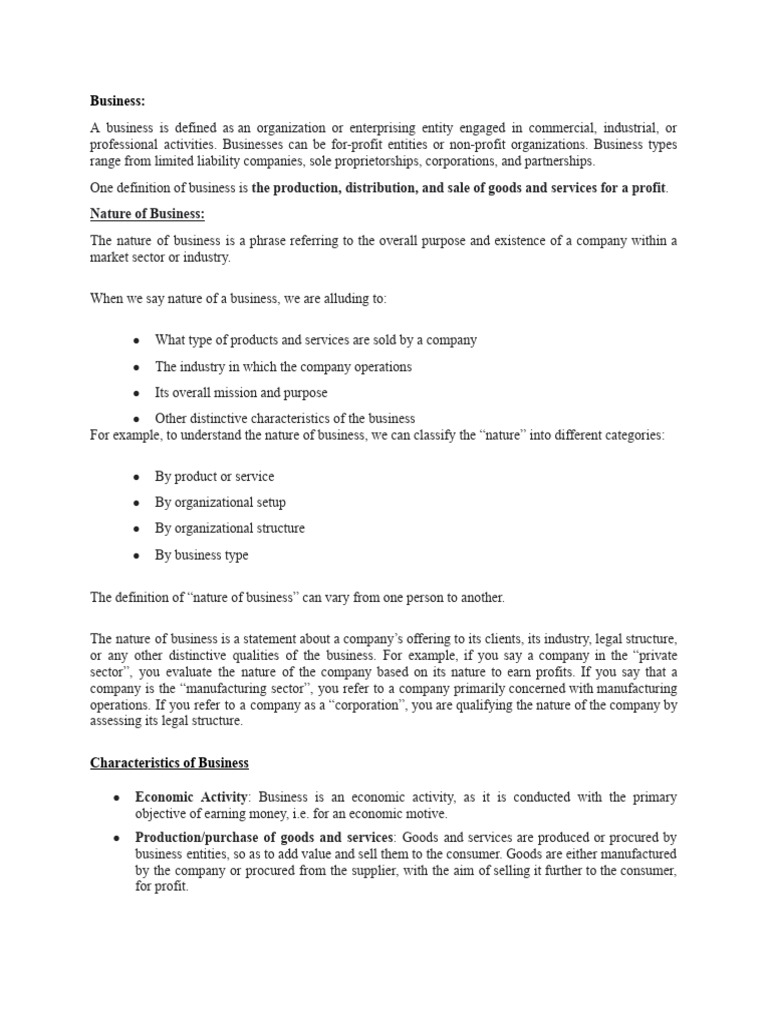 1. BUS 1123 (Business System).Docx - Google Docs | PDF | Corporations ...