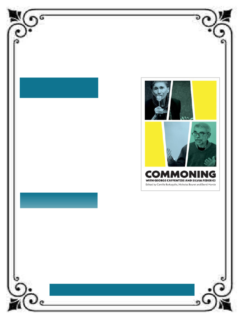 Commoning with George Caffentzis and Silvia Federic 1st Edition Camille Barbagallo Nicholas ...