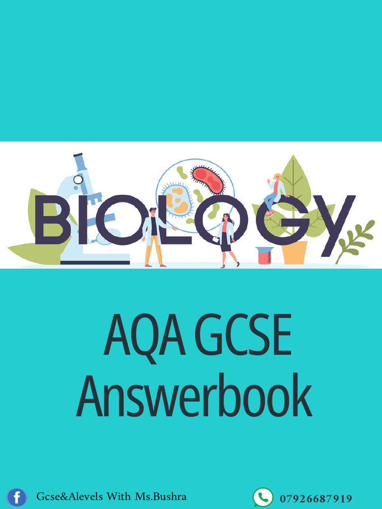 AQA GCSE Single Science Answer Book | PDF | Evolution | Biology