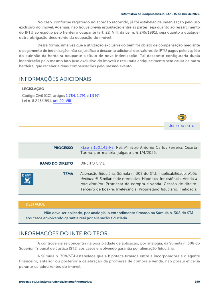 929_PDFsam_Jurisp STJ conteudo | PDF | Direito Comum | Justiça