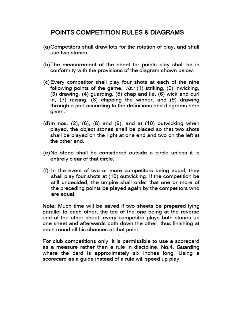 2011-Points-Competition-Rules-Diagrams-and-Scorecard-Web-Version | PDF