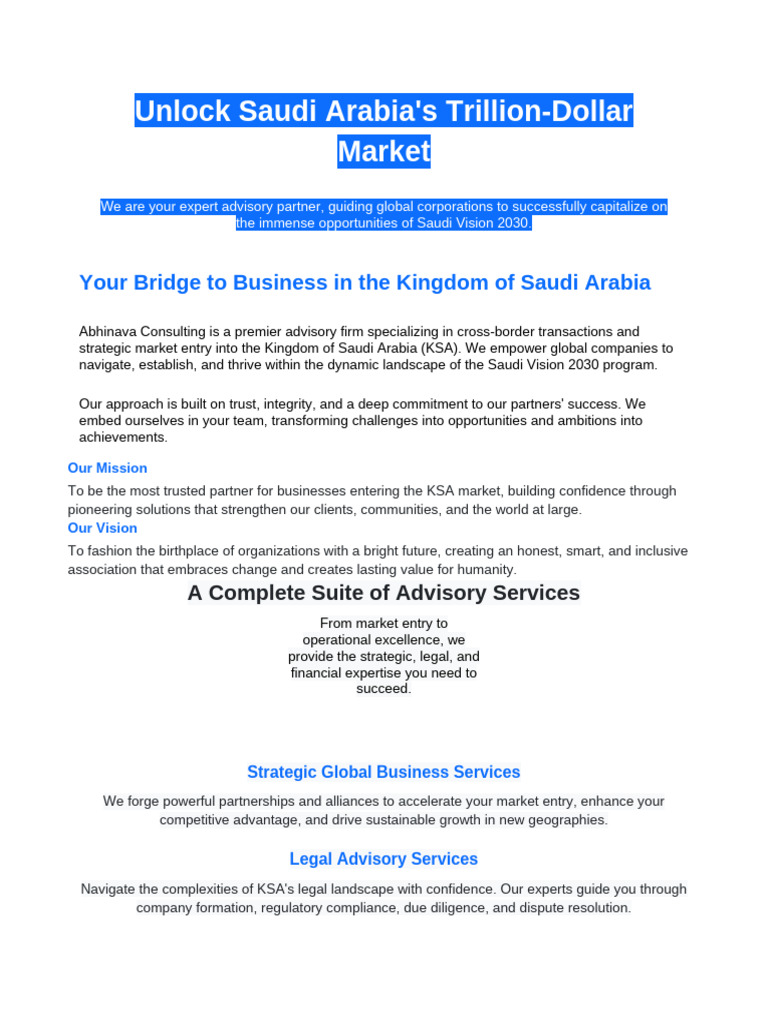 Unlocking Saudi Arabia's Market Potential | PDF | Renewable Energy ...