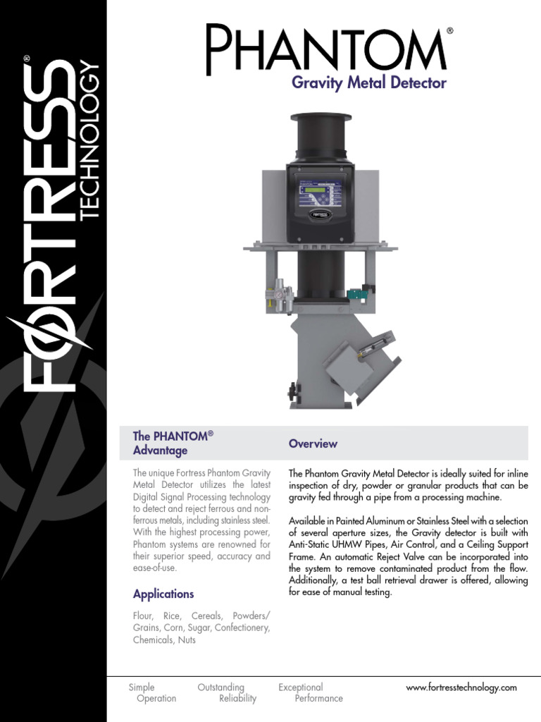 Fortress Phantom Gravity en 170503 Em | PDF | Sensor | Metal Detector
