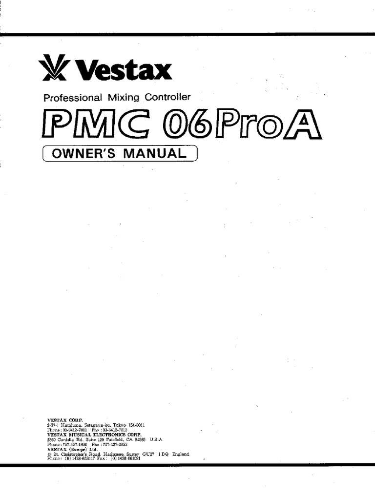 Vom PMC 06proae | PDF