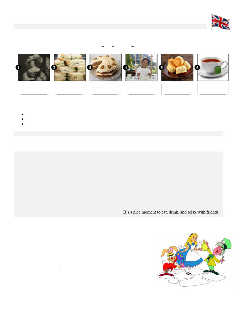 British Afternoon Tea Activity Guide | PDF