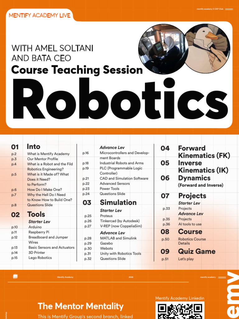 Robotics Engineering Course Overview | PDF | Robotics | Programmable ...
