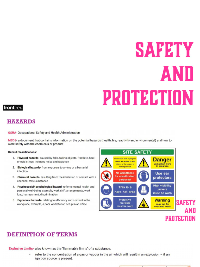 Safety and Protection Guidelines Overview | PDF