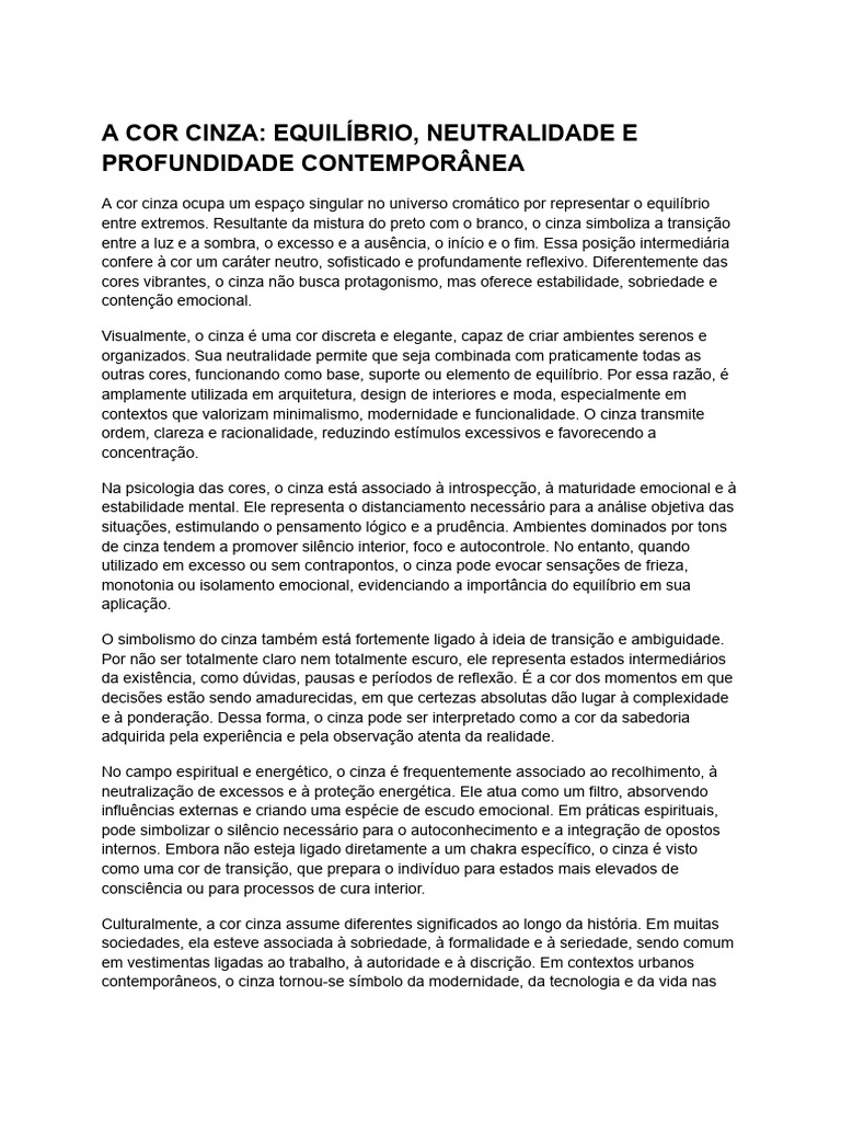Documento Sem Título (3) | PDF | Cor | Emoções