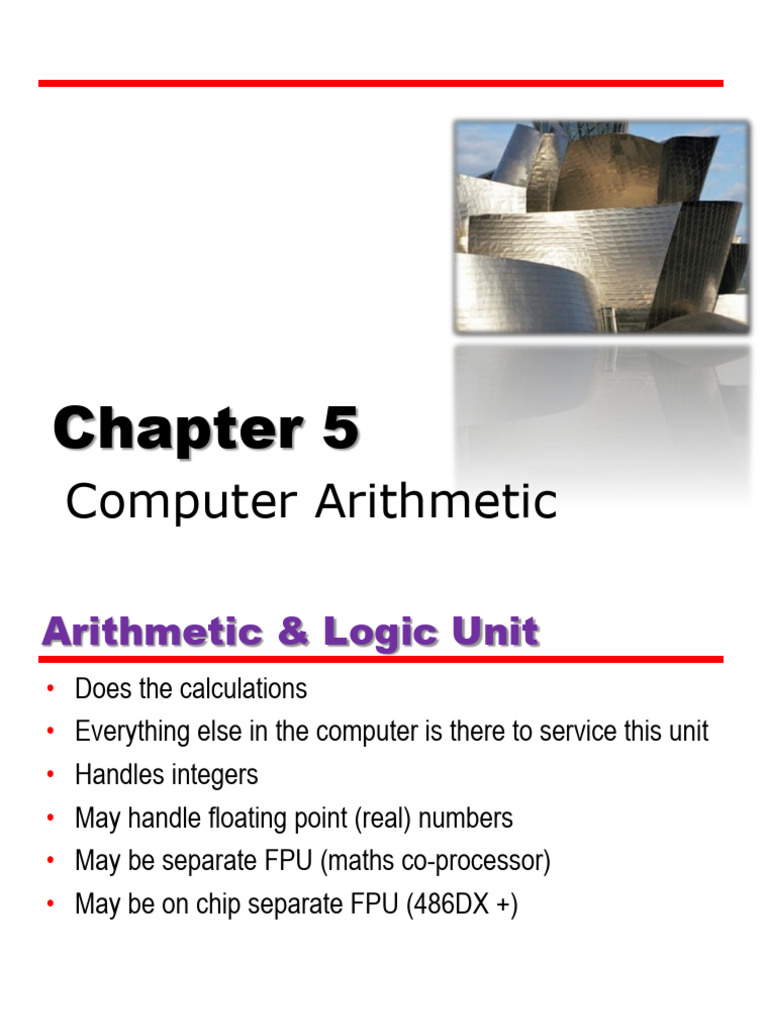5 Computer Arithmetics | PDF | Multiplication | Discrete Mathematics