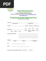 Degree Application Form 2026 | PDF