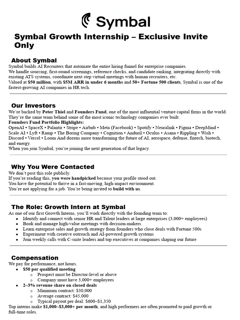 Symbal Growth Exclusive (1) | PDF | Business