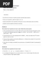 TSI Math Cheat Sheet | PDF