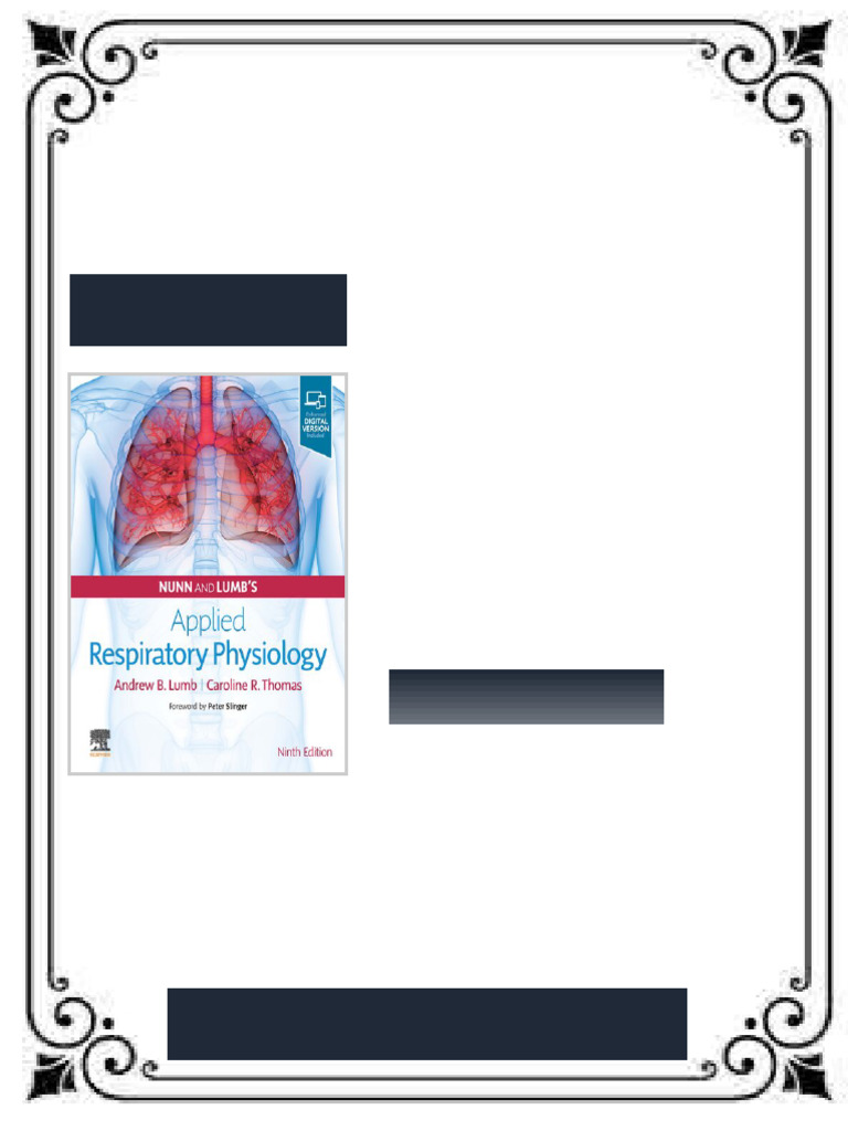 Nunn and Lumb's Applied Respiratory Physiology, 9th Edition Andrew B ...