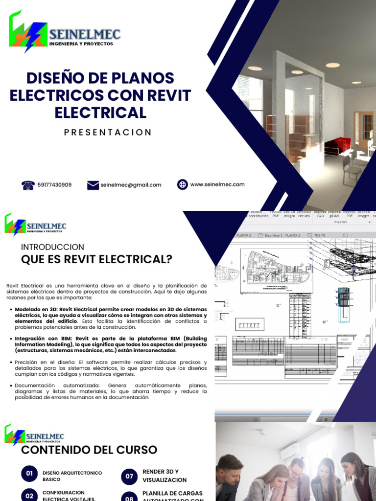 Curso de Revit Electrical para Diseño Eléctrico | PDF | Autodesk Revit ...