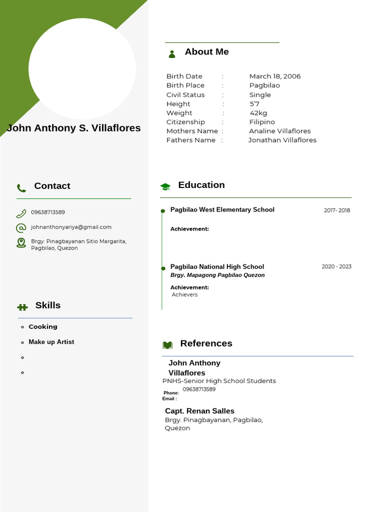 Copy of Sample Resume | PDF