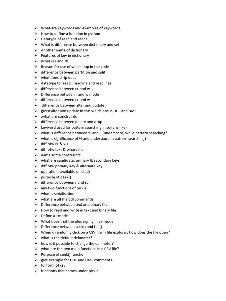 Viva Questions | PDF | Software Development | Computer Data