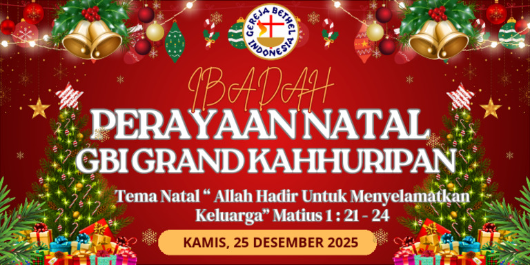 Perayaan Natal GBI 2025: Tema Keluarga | PDF