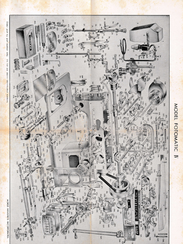 Morse 4400 Parts List and Schematic_20200303_0001 | PDF