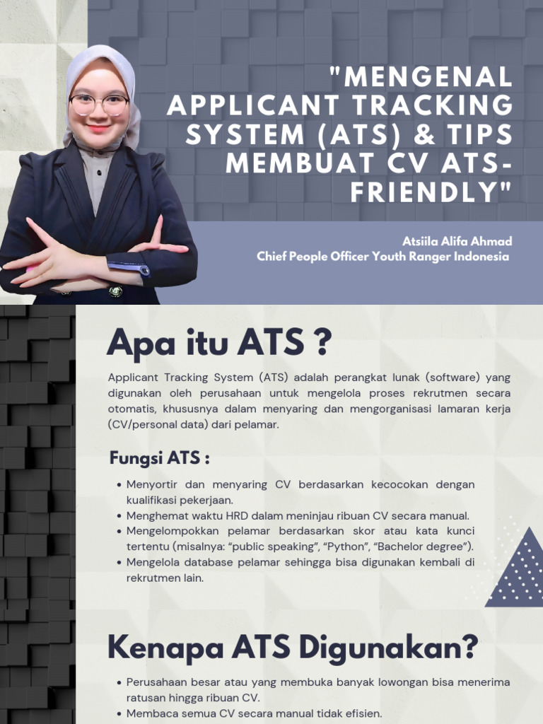 Tips Membuat CV ATS-Friendly | PDF