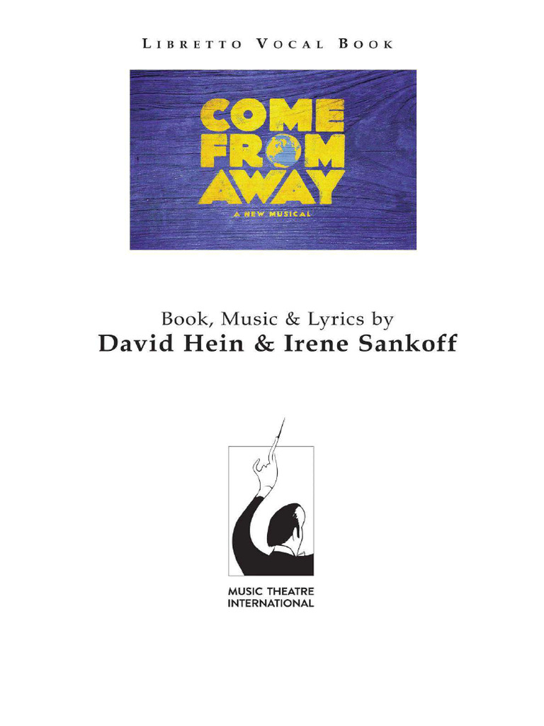 Come From Away Libretto (MTI) | PDF