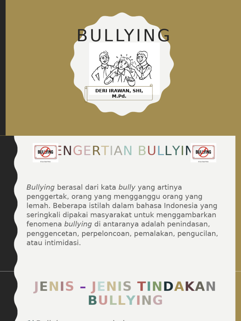 Memahami dan Mengatasi Bullying | PDF