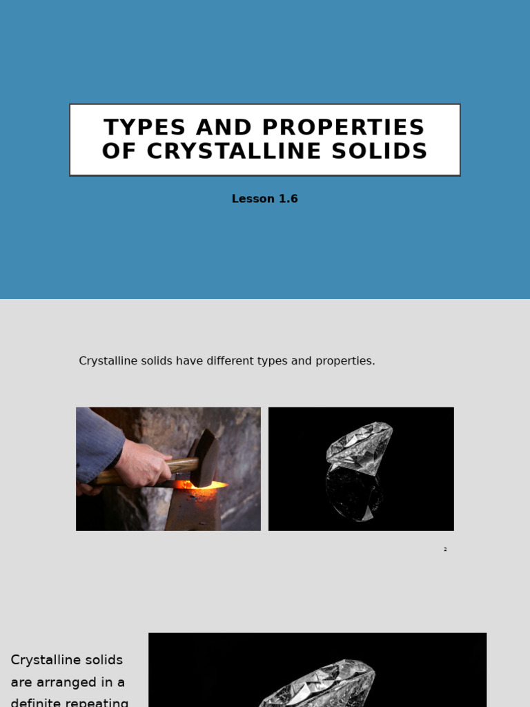 CHEM-2-LESSON-6 | PDF | Ionic Bonding | Crystal Structure