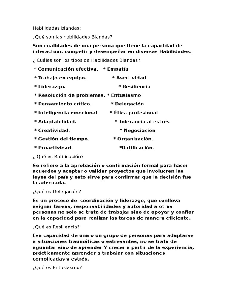 habilidades blandas | PDF | Las emociones | Inteligencia emocional