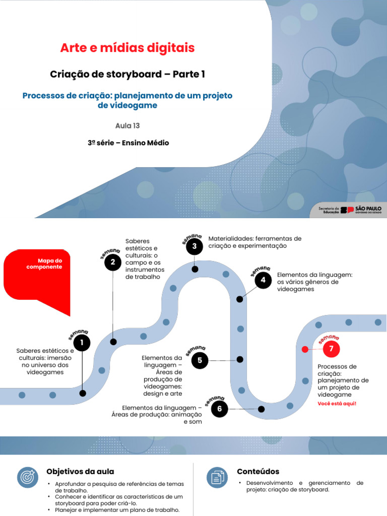 Aula 13 - Criação Do Storyboard (1) (Versão2) | PDF | Tempo | Aprendizado
