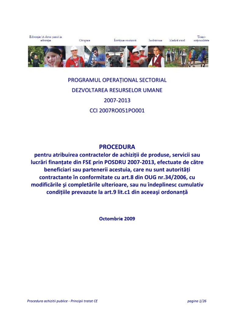 Procedura Achizitii Publice | PDF