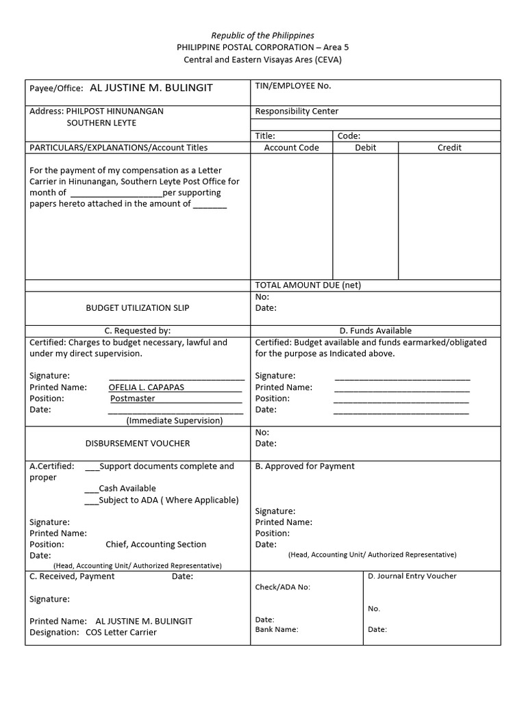 Philpost Doc Justine - 3 (1) | PDF | Payments | Mail
