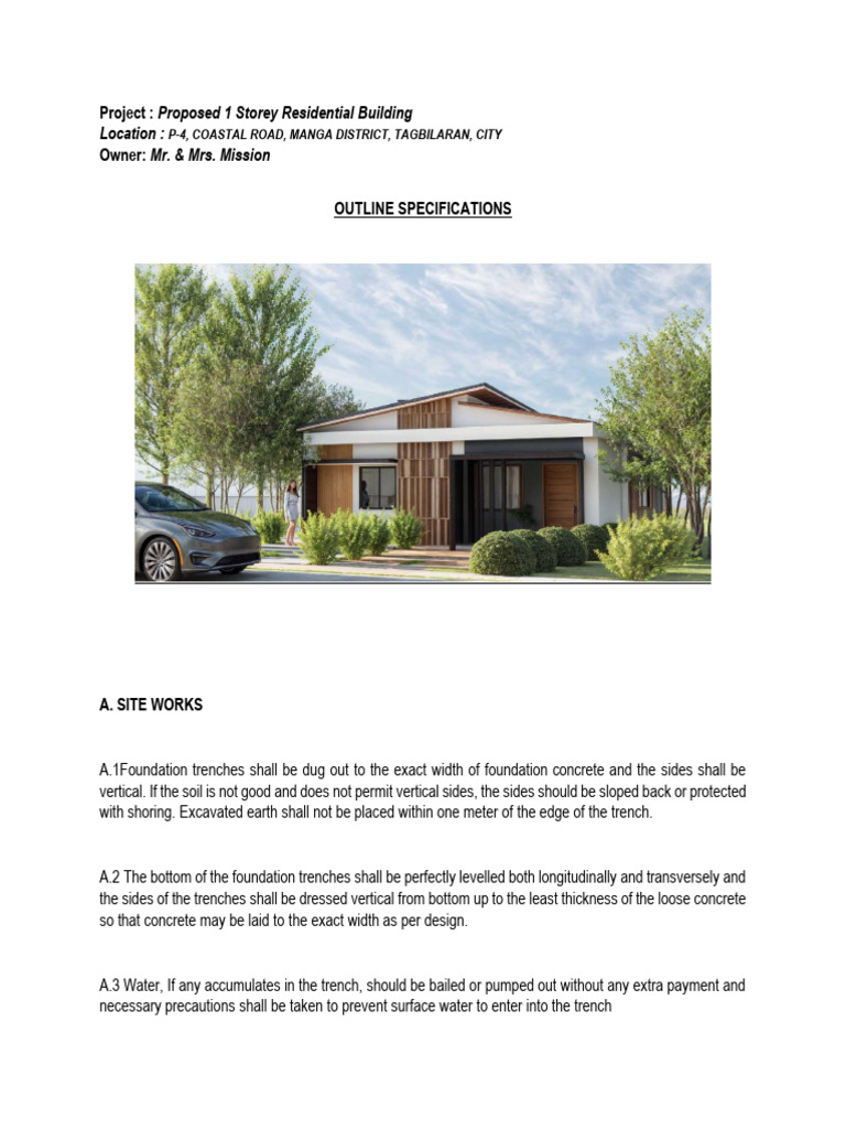 1 Manga Storey Specifications Nova (1) | PDF | Concrete | Paint