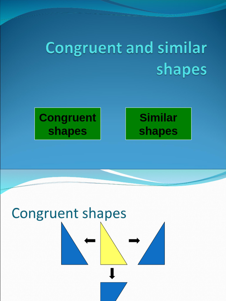 G6 Q3 WEEK 1 Congruent and Similar Shapes (1) | PDF | Shape ...