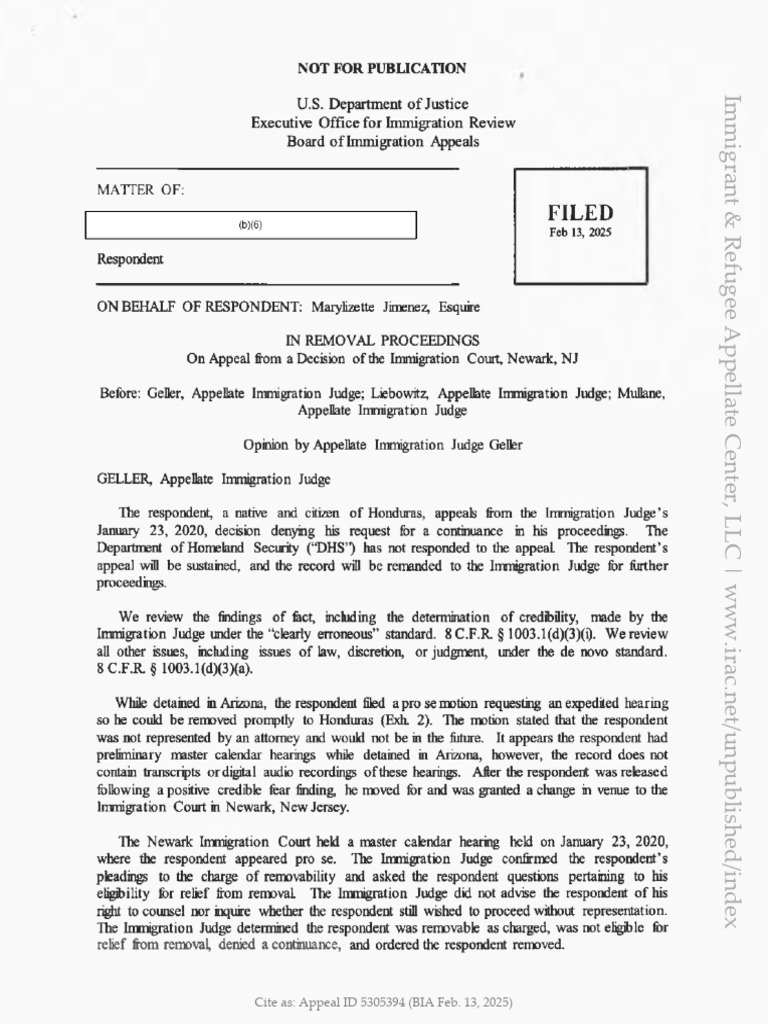 Appeal Sustained in Immigration Case | PDF | Law Of The United States ...