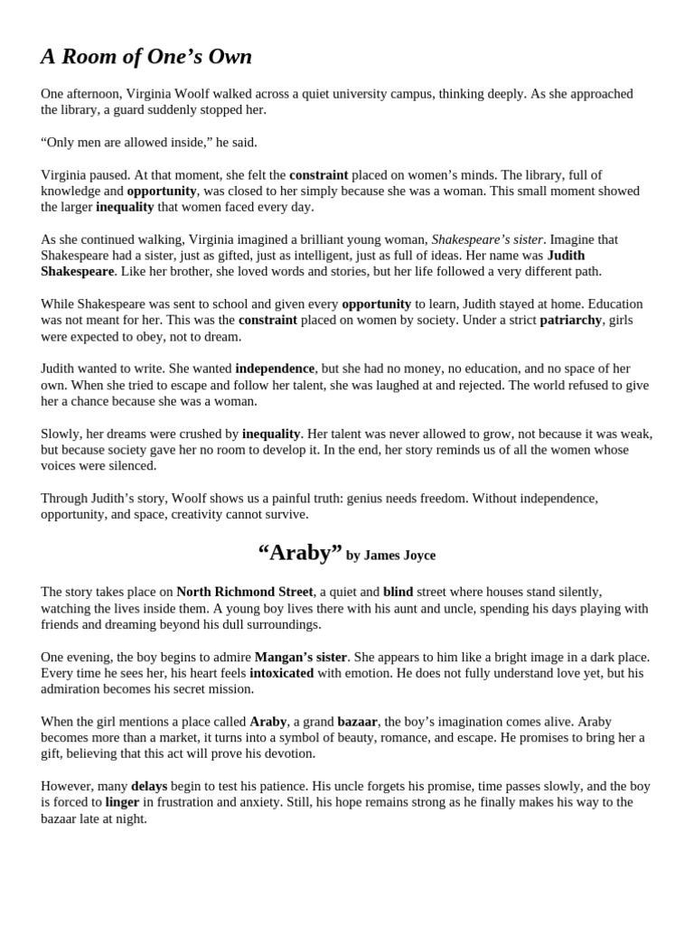 Stories Summary | PDF | Poetry