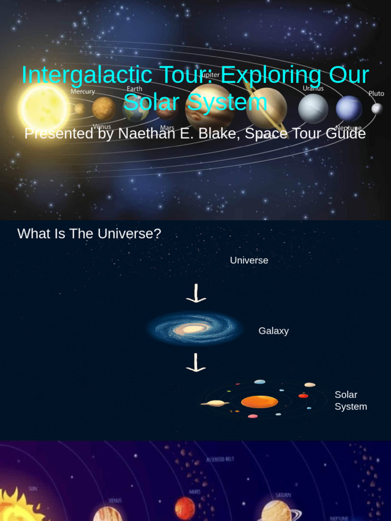 Intergalactic Tour- Exploring Our Solar System | PDF | Jupiter | Earth