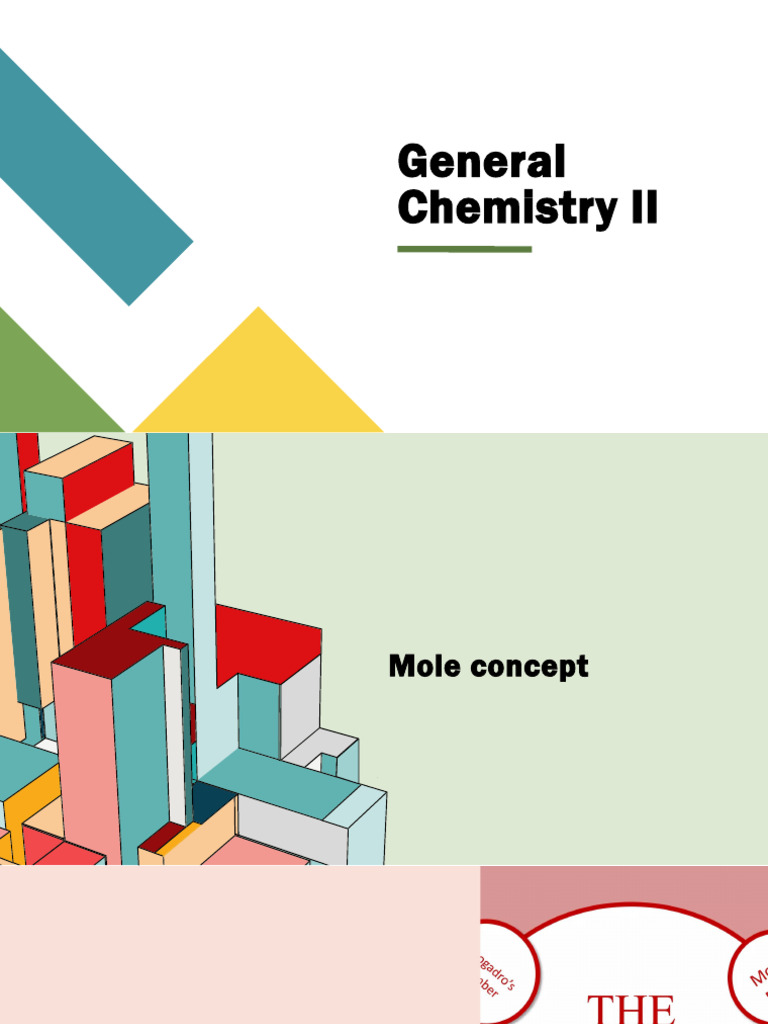 General Chemistry II Mole to Basic Stoichiometry | PDF | Mole (Unit ...