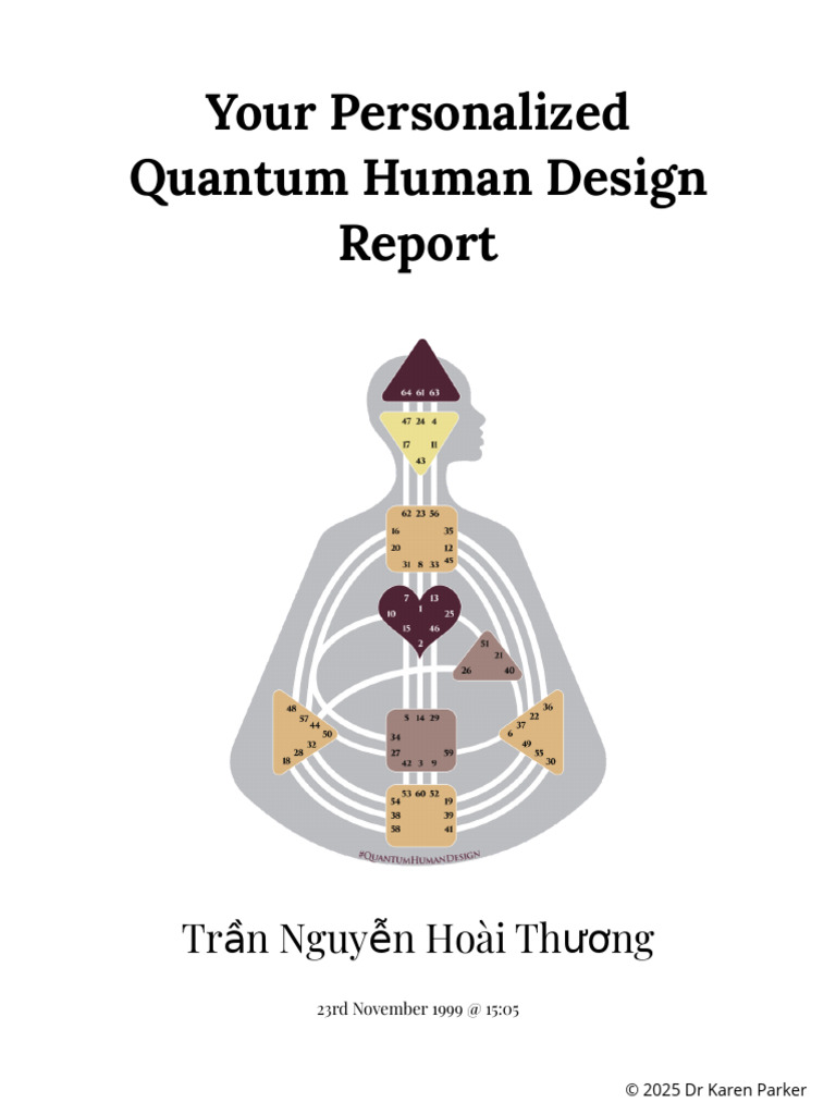 Quantum Human Design Report for Trần Thương | PDF | Knowledge ...