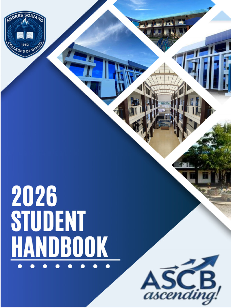 ASCB Student Handbook 2025 2026 (1) | PDF | Travel Visa | Birth Certificate