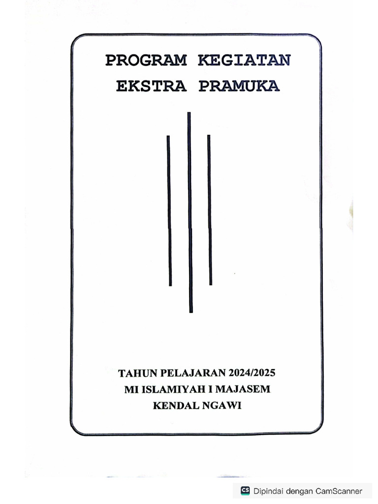 Program Pramuka 20242025 | PDF
