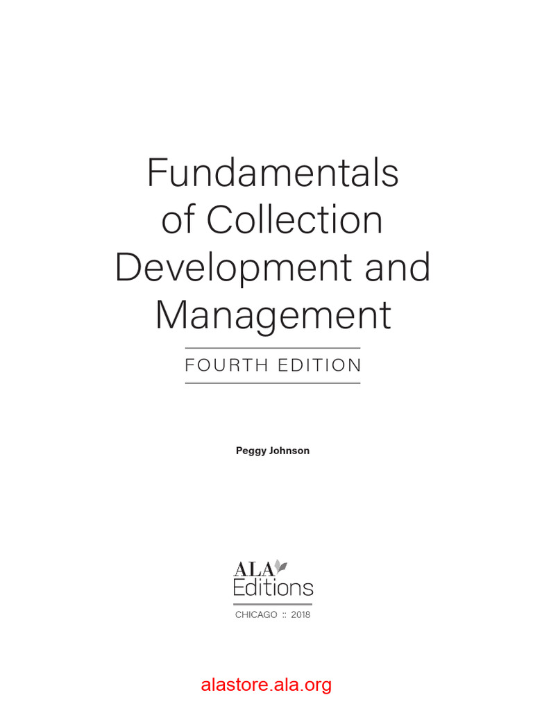 Collection Development Essentials Guide | PDF