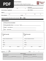 MCC Transcript Request Instructions | PDF