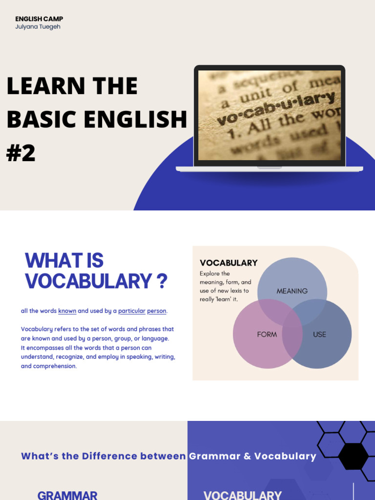 Lesson #2 Vocabulary | PDF | Vocabulary | Word