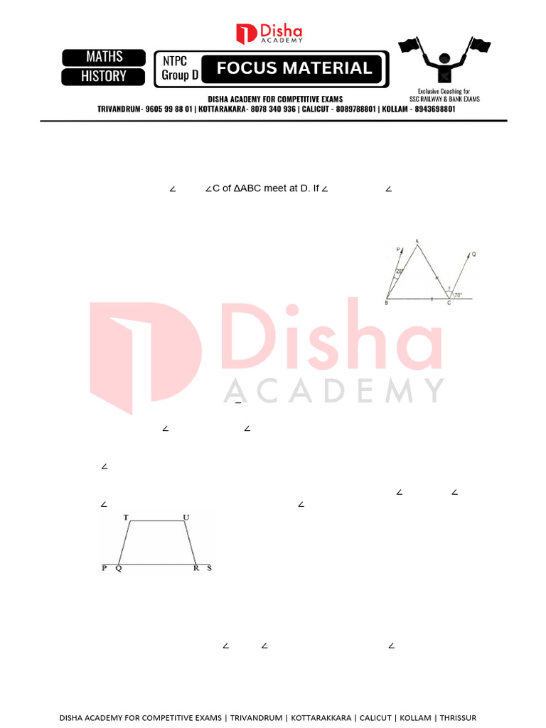 46-Geometry - Historical Years | PDF | Circle | Triangle