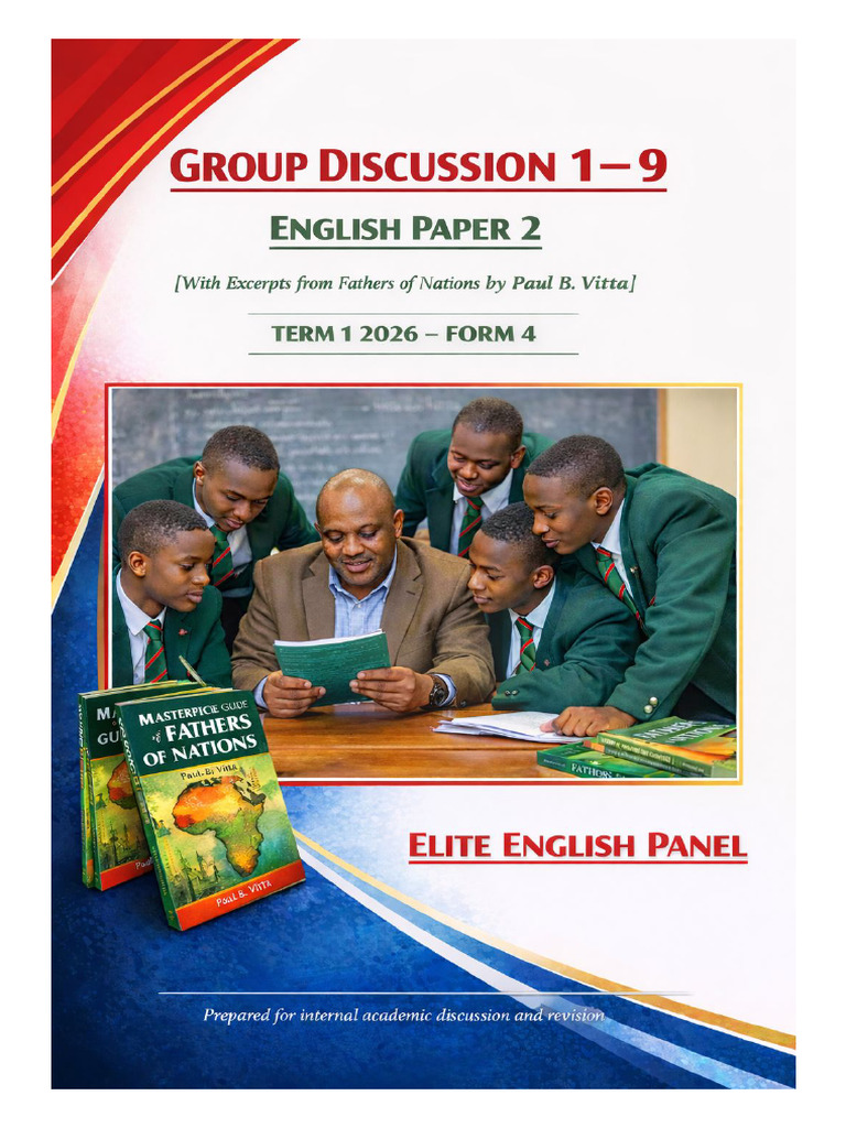 Term 1 2026 Group discussion Sets Paper Two (Trial 1-9) | PDF ...