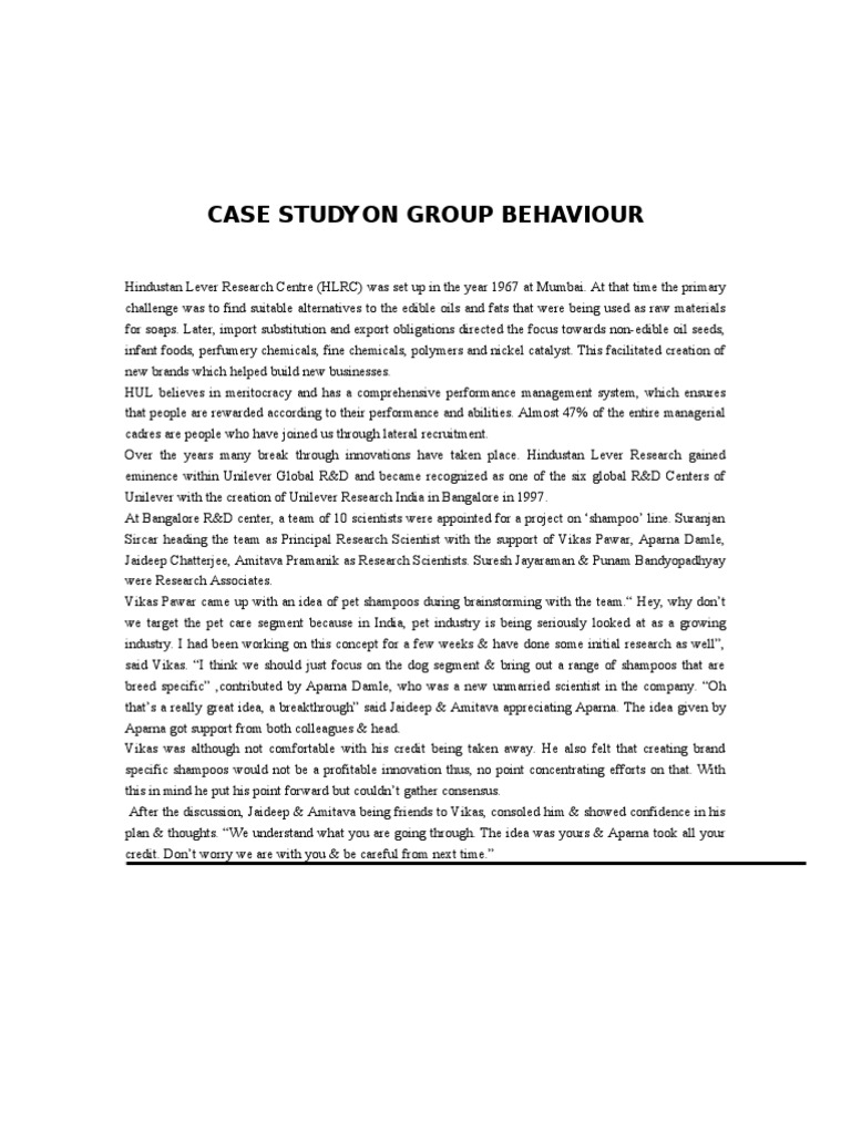 Case Study | PDF | Science | Science (General)