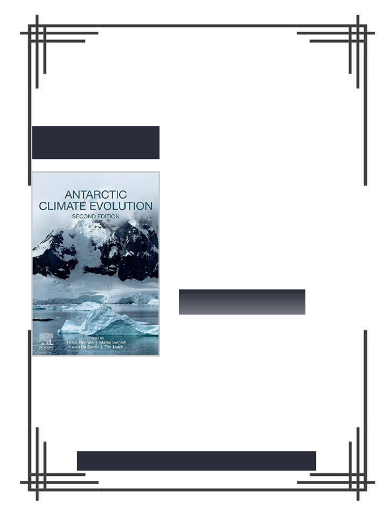 Antarctic Climate Evolution, 2nd Edition Fabio Florindo ebook all ...