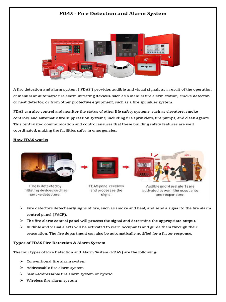 FDAS-proj | PDF | Fires | Public Safety